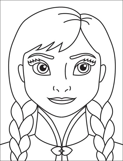 Easy Anna Drawing