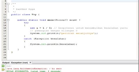 software engineering blogs pengertian jenis aturan exception try
