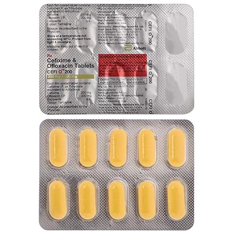 Cefi O 200 10 Tablet
