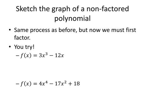 PPT Section Graphing Polynomial Functions PowerPoint Presentation ID