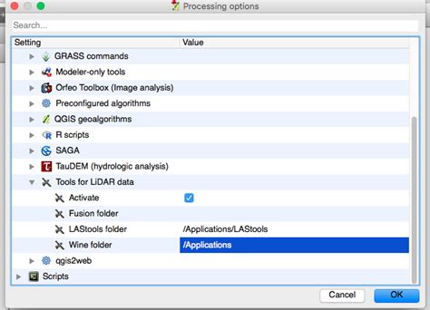 Installation LAStools Menu Seems To Be Incomplete In QGIS Geographic Information Systems