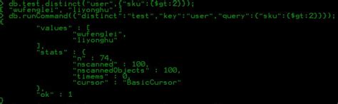 Mongodb中数据聚合之基本聚合函数countdistinctgroup mongodb count distinct CSDN博客