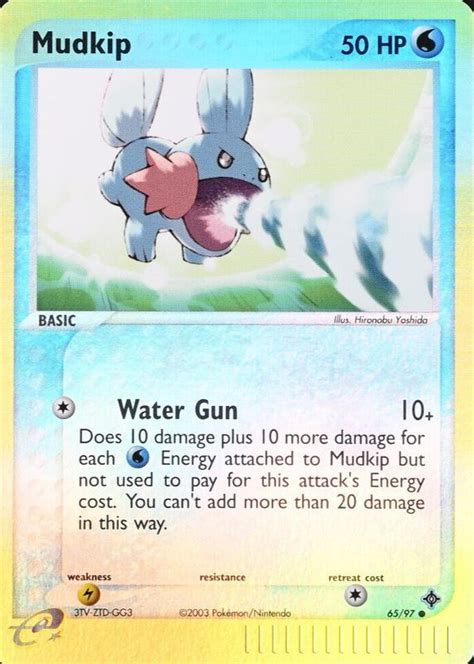 Mudkip 2003 Ex Dragon 6597 Reverse Holo Price Guide Sports Card