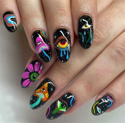 Dark Cool Nail Designs