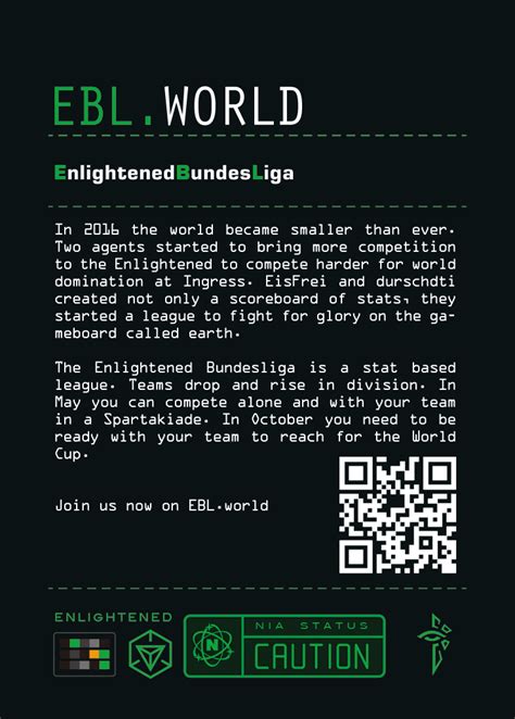 Ebl World Ingress Swag