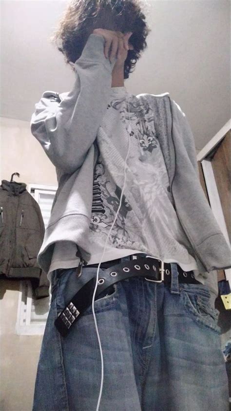 Pretty Outfits Cute Outfits Casual Outfits Grunge Men Outfits Baggy Outfits Men Grunge