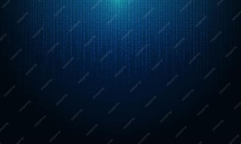 Premium Vector Binary Code Abstract Technology Background Global Network