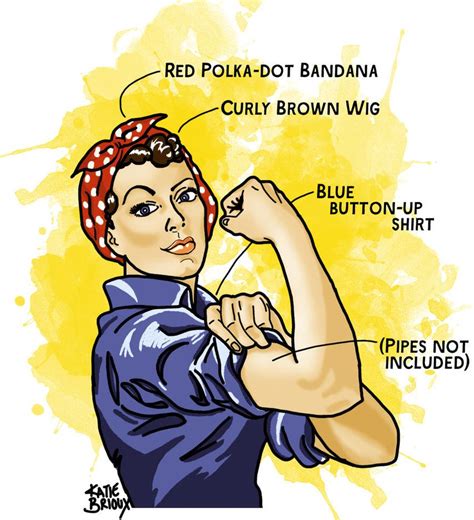 Rosie The Riveter Rosie The Riveter Rosie The Riveter Costume Rosie The Riviter