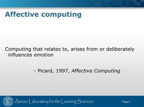 PPT Affective Computing And Intelligent Interaction PowerPoint Presentation ID 2236037