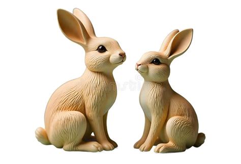 Cute Bunny And Single Easter Egg Concept And Idea Of Happy Easter Day Stock Illustration