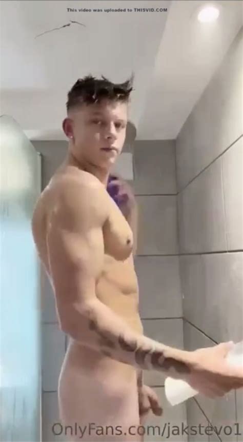 South Dublin Lad Showering After Gym