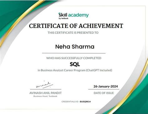 sql datamanagement certification dataanalysis skillsdevelopment