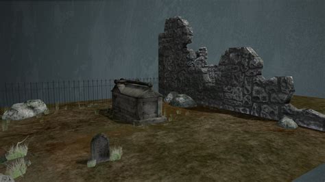 Painted Crypt Scene 3d Model By Katherinewelsby 4f32866 Sketchfab