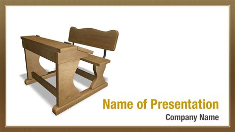 School Bench Powerpoint Templates School Bench Powerpoint Backgrounds