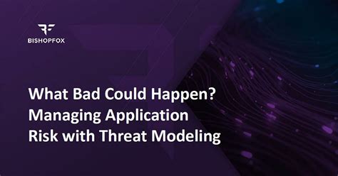 Managing Application Security Risk With Threat Modeling Bishop Fox