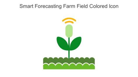 Smart Forecasting Farm Field Colored Icon In Powerpoint Pptx Png And