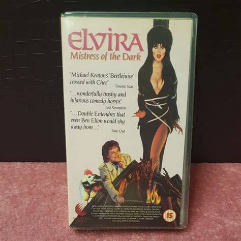 Elvira Mistress Of The Dark Vhs Pal 1988 New World Video 1st