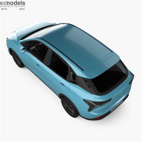 Neta V With Hq Interior 2025 3d Model Download Crossover Suv On