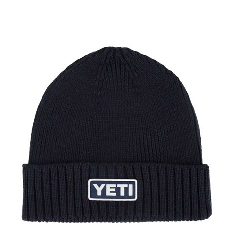 Yeti Logo Beanie Hat Navy Tuckwells