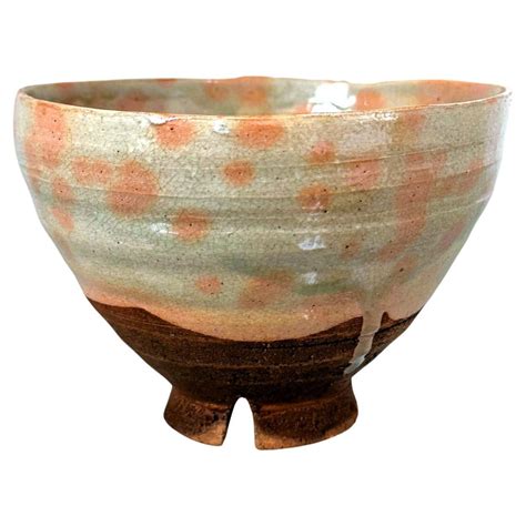 Japanese Glazed Ceramic Gohon Chawan Tea Bowl For Sale At 1stdibs