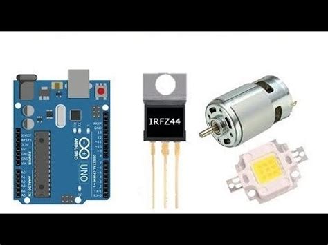 ARDUİNO IRFZ44N MOSFET KULLANIMI YouTube