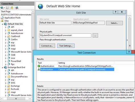 Iis 10 Passthrough Authentication No Longer Working After Certificate Renewal Software