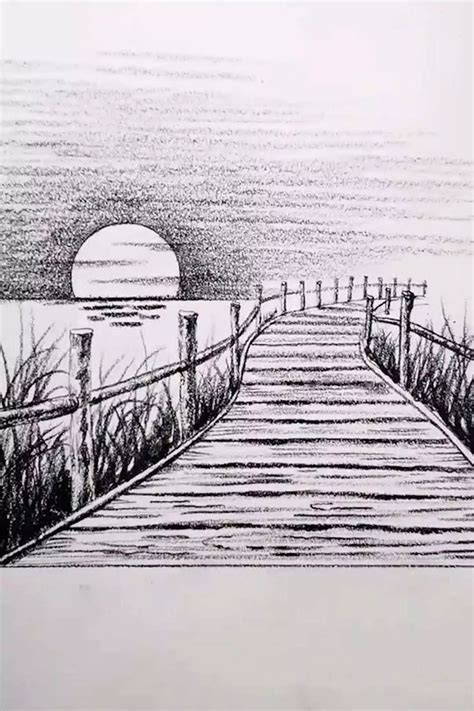 18 Easy And Beginner Friendly Landscape Drawing Ideas