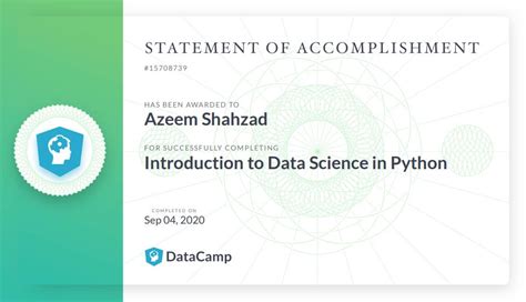 Azeem Shahzad On Linkedin Datascience Python Datacamp