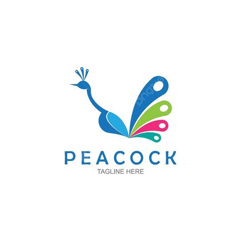 Peacock Logo Design Vector Template Salon Wings Design Vector Salon