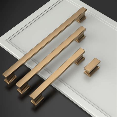 Buy Asidrama 20 Pack Champagne Bronze Kitchen Cabinet Knobs Brushed Brass Dresser Knobs Drawer