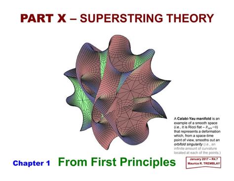 Part X1 Superstring Theory Ppt