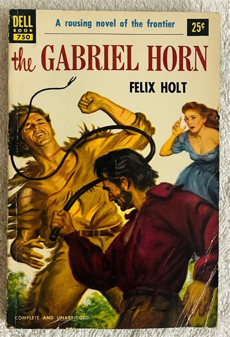 Felix Holt The Gabriel Horn 1954 Dell Paperback Wesern Fiction Etsy