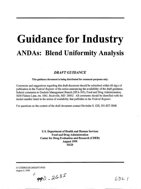 Blend Uniformity Pdf