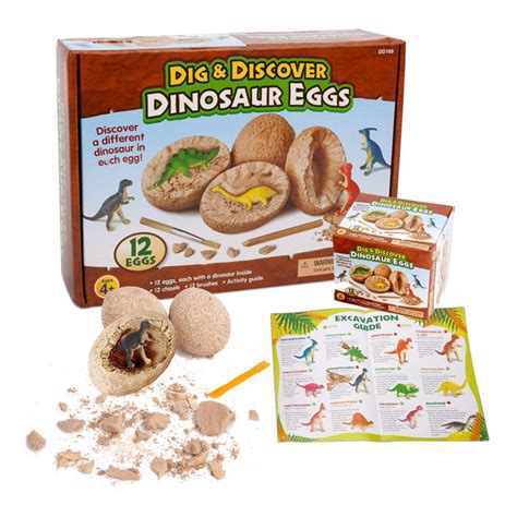 Dig And Discover Dinosaur Eggs 12 Boxes Set Dudutoys Singapore