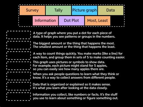 Statistics Vocabulary 1 Une Las Parejas
