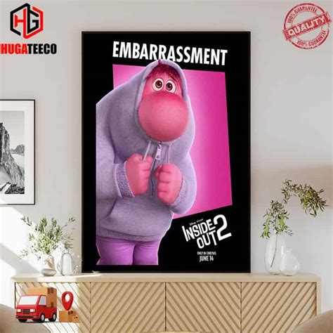 Embrassment Character In Inside Out 2 Only In Cinemas June 14 Poster Canvas Hugateeco