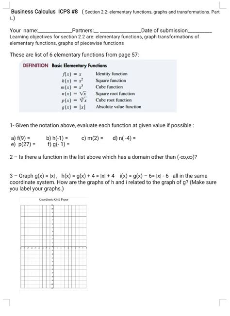 Solved Business Calculus Icps 8 Section 22 Elementary