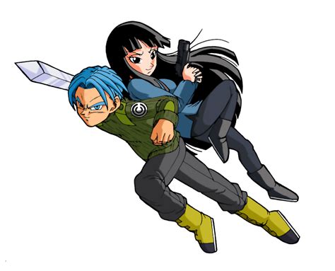 Trunks And Mai Db Rage By Teejee67 On Deviantart