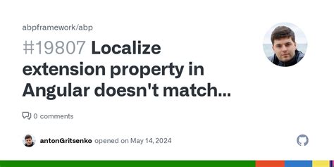 Localize Extension Property In Angular Doesnt Match Documentation