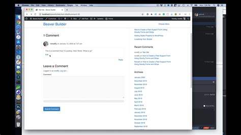 simple comment editing options mediaron llc