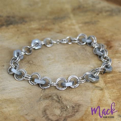 Hex Nut Bracelet Etsy