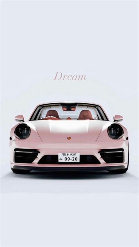 Pin By Umamah Ekram On Wallpapers ️‍ Porsche Car Wallpapers Pink Car