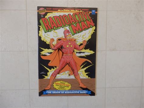 Bongo Comics Bart Simpson Radioactive Man No 1 Bagged Boarded With Poster 4577590976