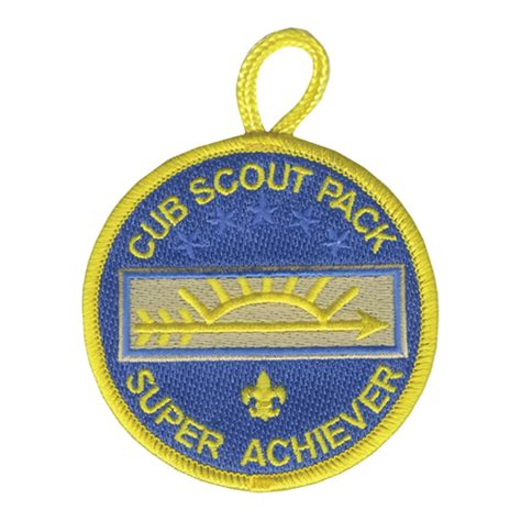 Cub Scout Pack Arrow Of Light Super Achiever Embroidered Patch By Classb