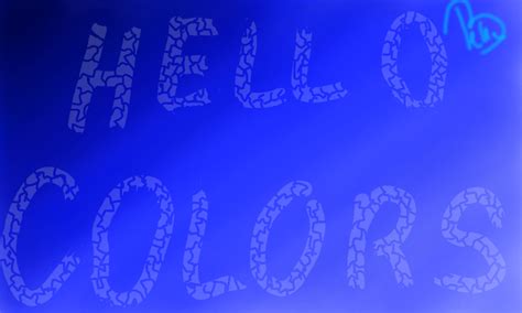 Colors Live Hello Colors By Bella Sky