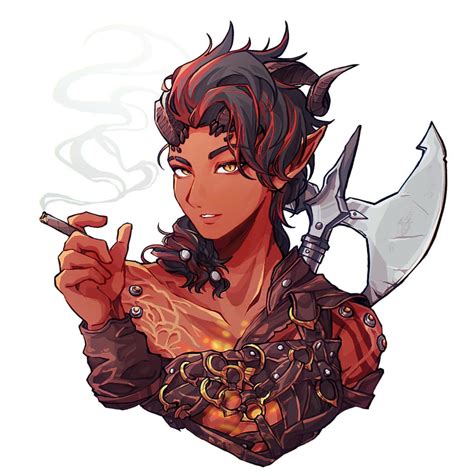 Karlach Dungeons Dragons And More Drawn By Yiyan Danbooru