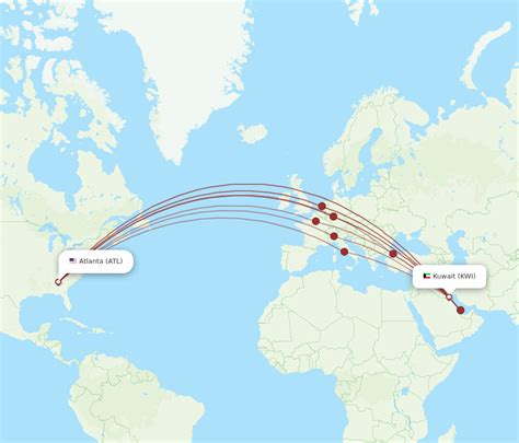 Flights From Atlanta To Kuwait Atl To Kwi Airlines And Best Routes
