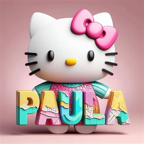 Pin By Issa On Nombres 3d Hello Kitty Cute Wallpapers Kitty