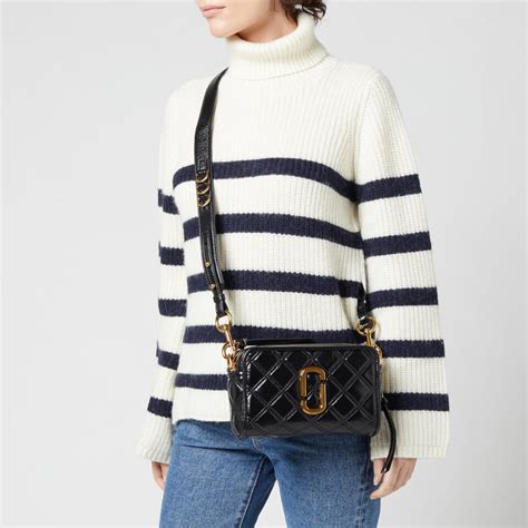 The Marc Jacobs Leather Softshot Quilted Cross Body Bag At Julian