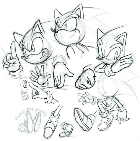 Pin By نفحات من روائع المعرفة والفنون On Sonic Sketches How To